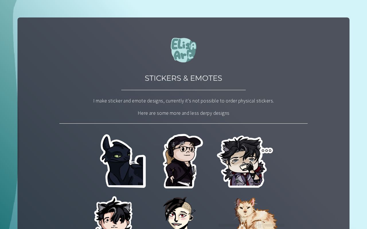 E.Art Stickers & Emotes